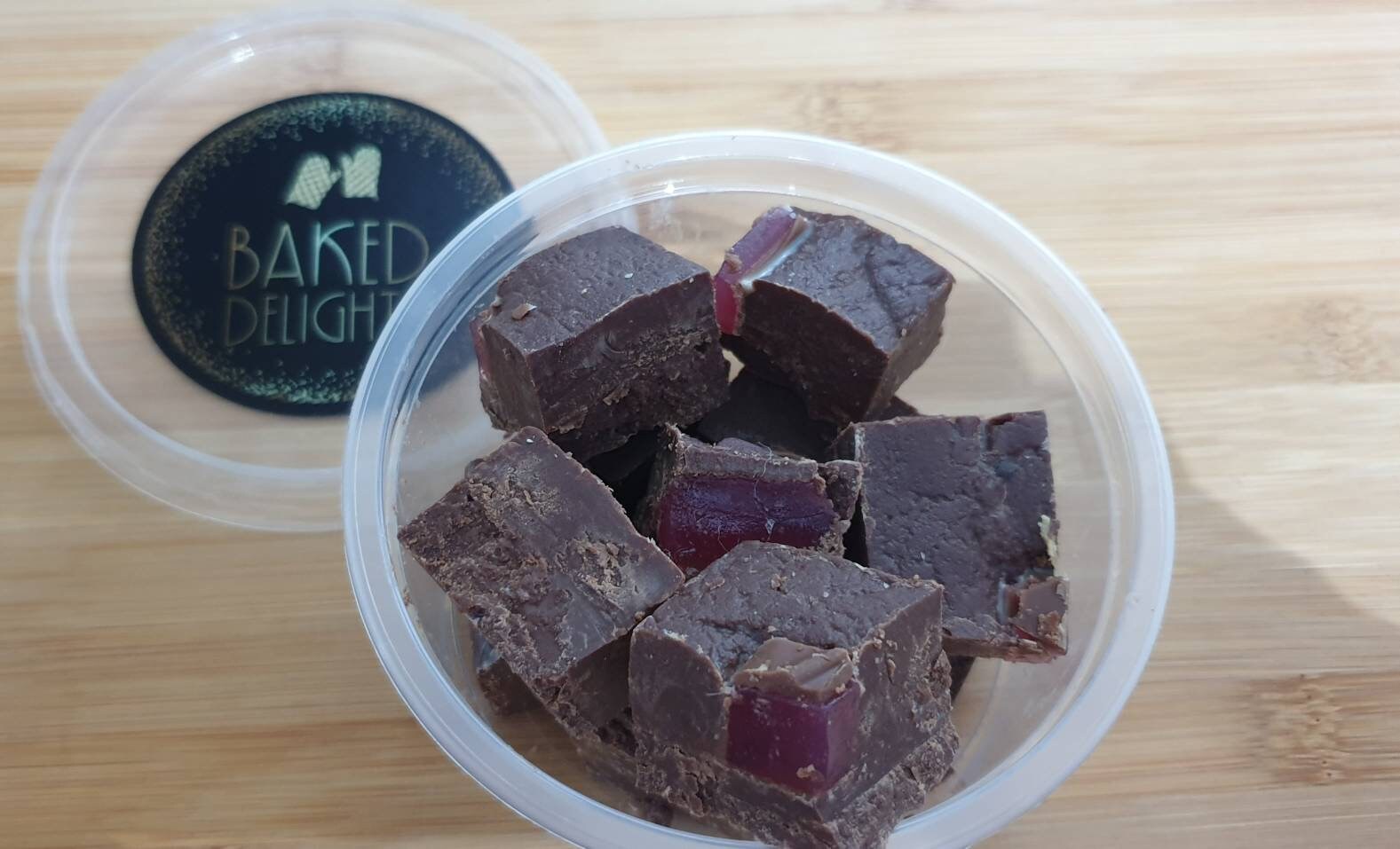 Turkish Delight Fudge Squares Presented in a Clear Tub With Lid - Etsy