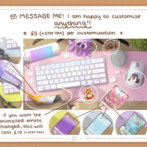 Twitch Overlay Background for Streaming and Desktop, Gekko Animated ...