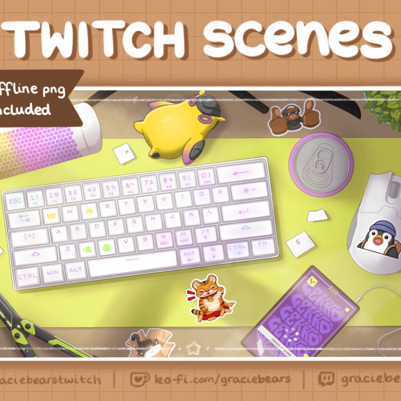 Twitch Overlays Gekko - Etsy