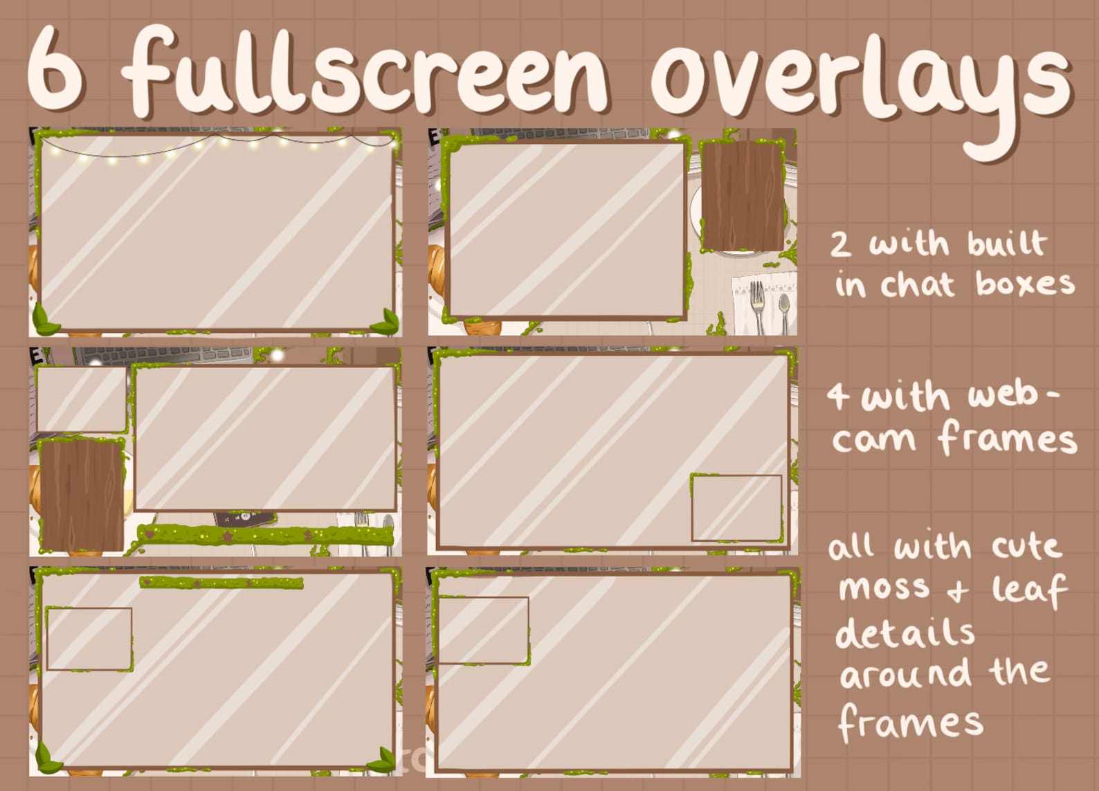 Animated Cozy Cafe Twitch Pack Cute Twitch Overlays Lofi - Etsy