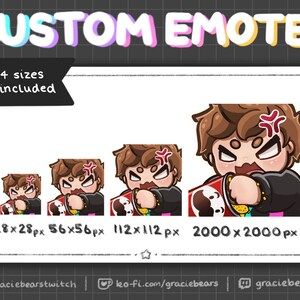 5 Custom Emote for Twitch, Youtube or Discord - Etsy