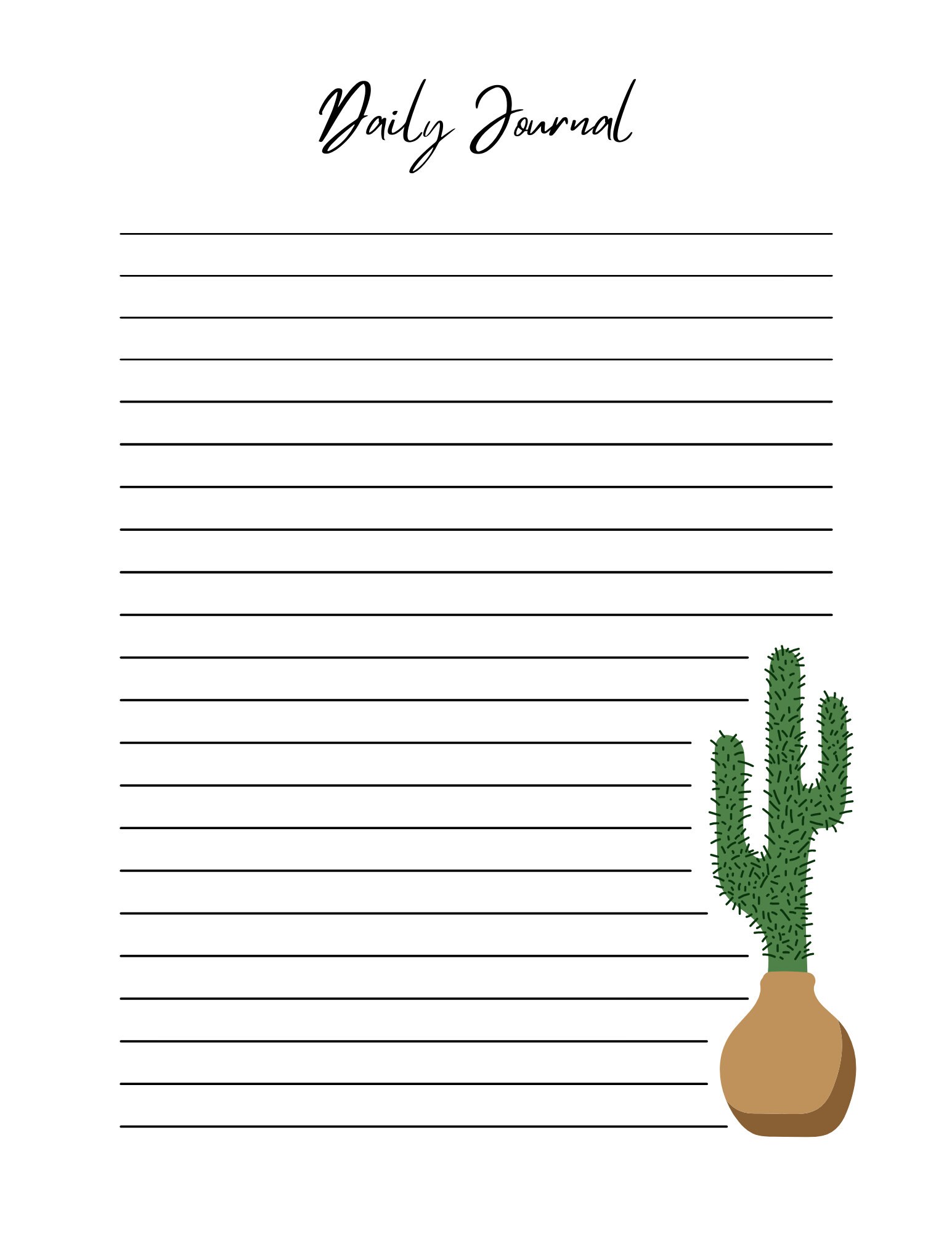 Printable Student Journal - Etsy