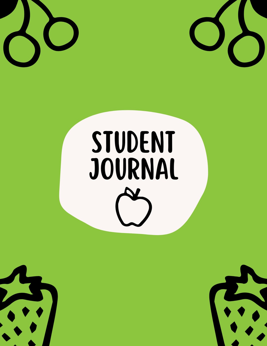 Printable Student Journal - Etsy