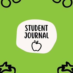 Printable Student Journal - Etsy