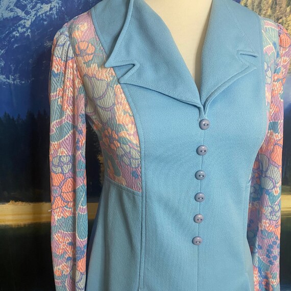 Vintage 1960s Patricia Fair Pastel Psychedelic Mini D… - Gem