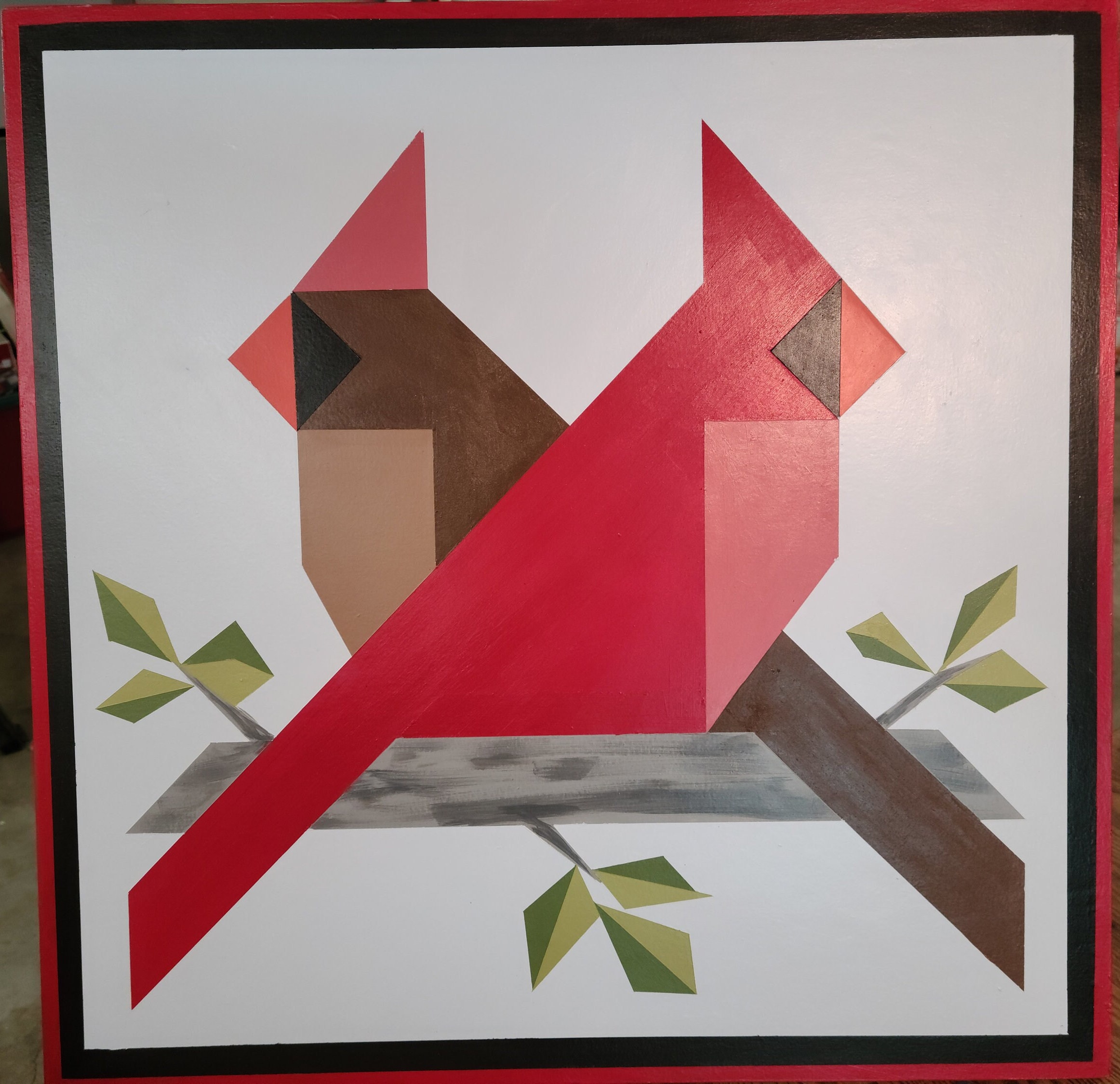 Cardinals - Barn Quilt - Etsy