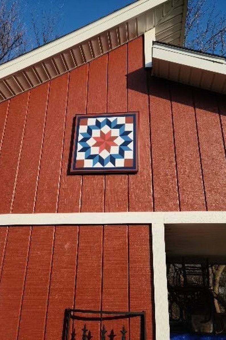 Carpenters Wheel Barn Quilt - Etsy