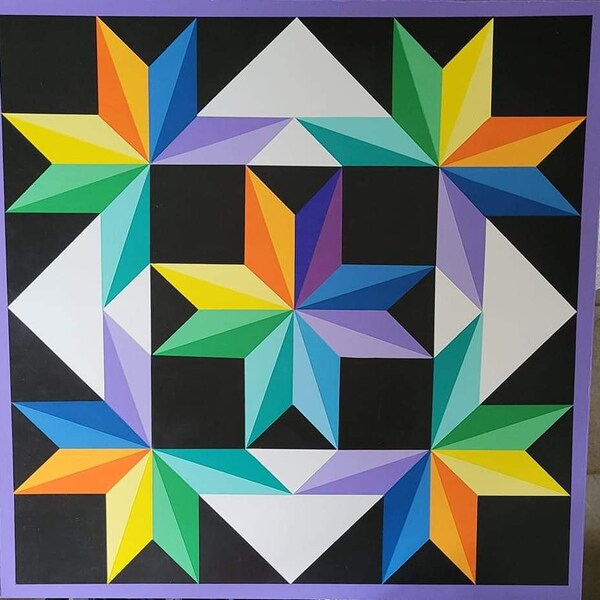 Barn Quilt 2x2 - Etsy