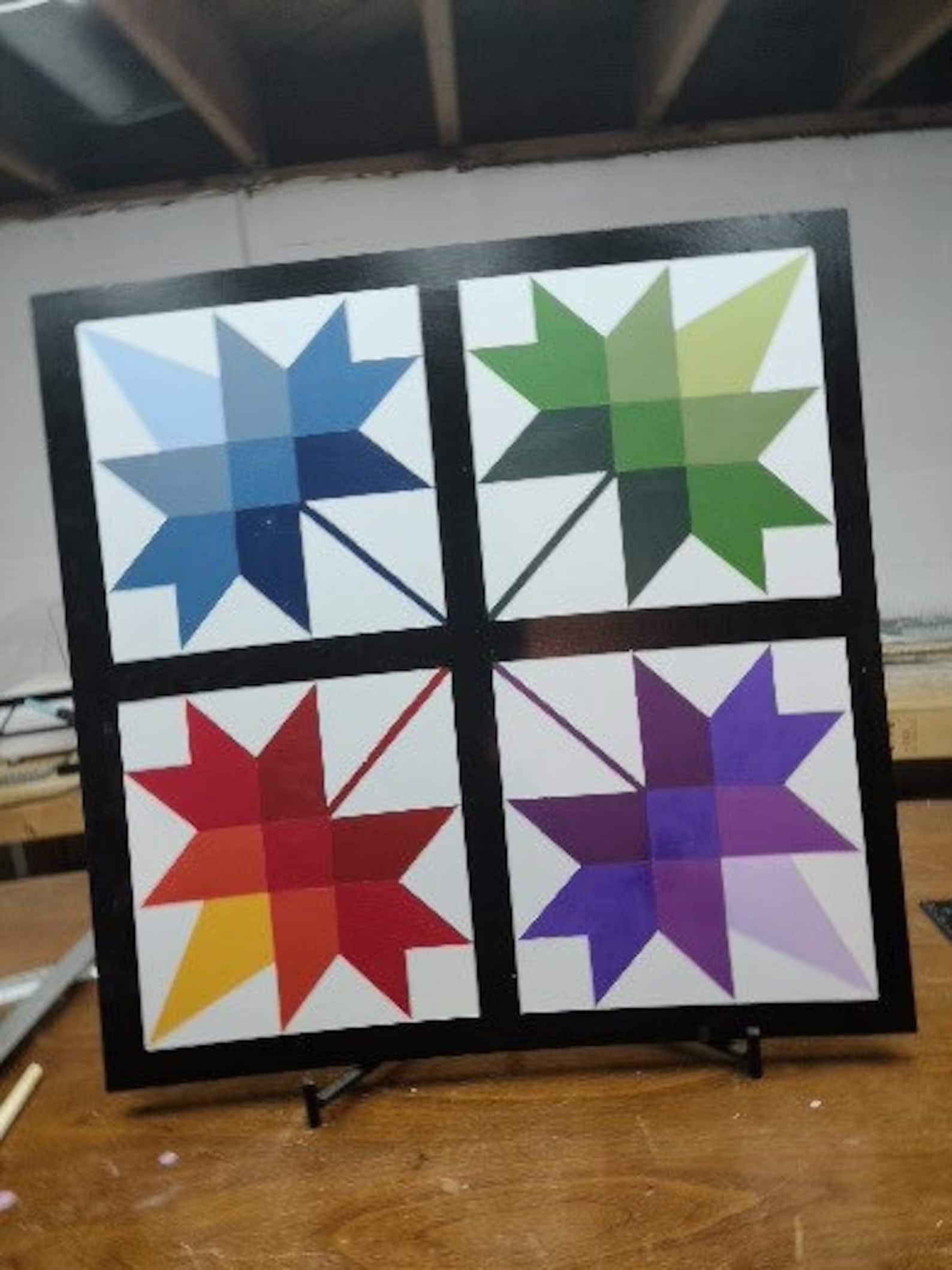Barn Quilt - Four Seasons - Etsy