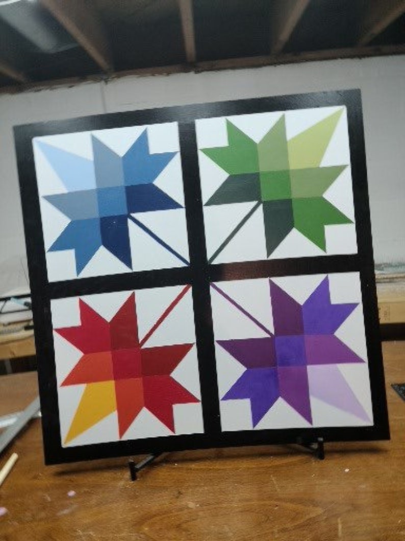 Barn Quilt - Four Seasons - Etsy