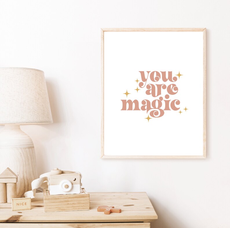 You Are Magic Printable Wall Art | Kids Room Decor | Boho Kids ...