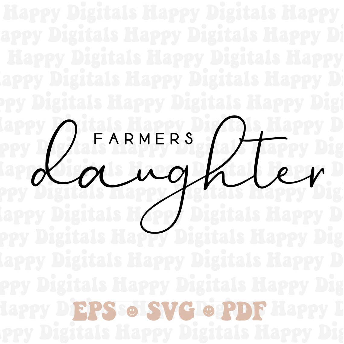 Farmer's Daughter SVG Farming SVG Farmer's Daughter Gift Agriculture ...