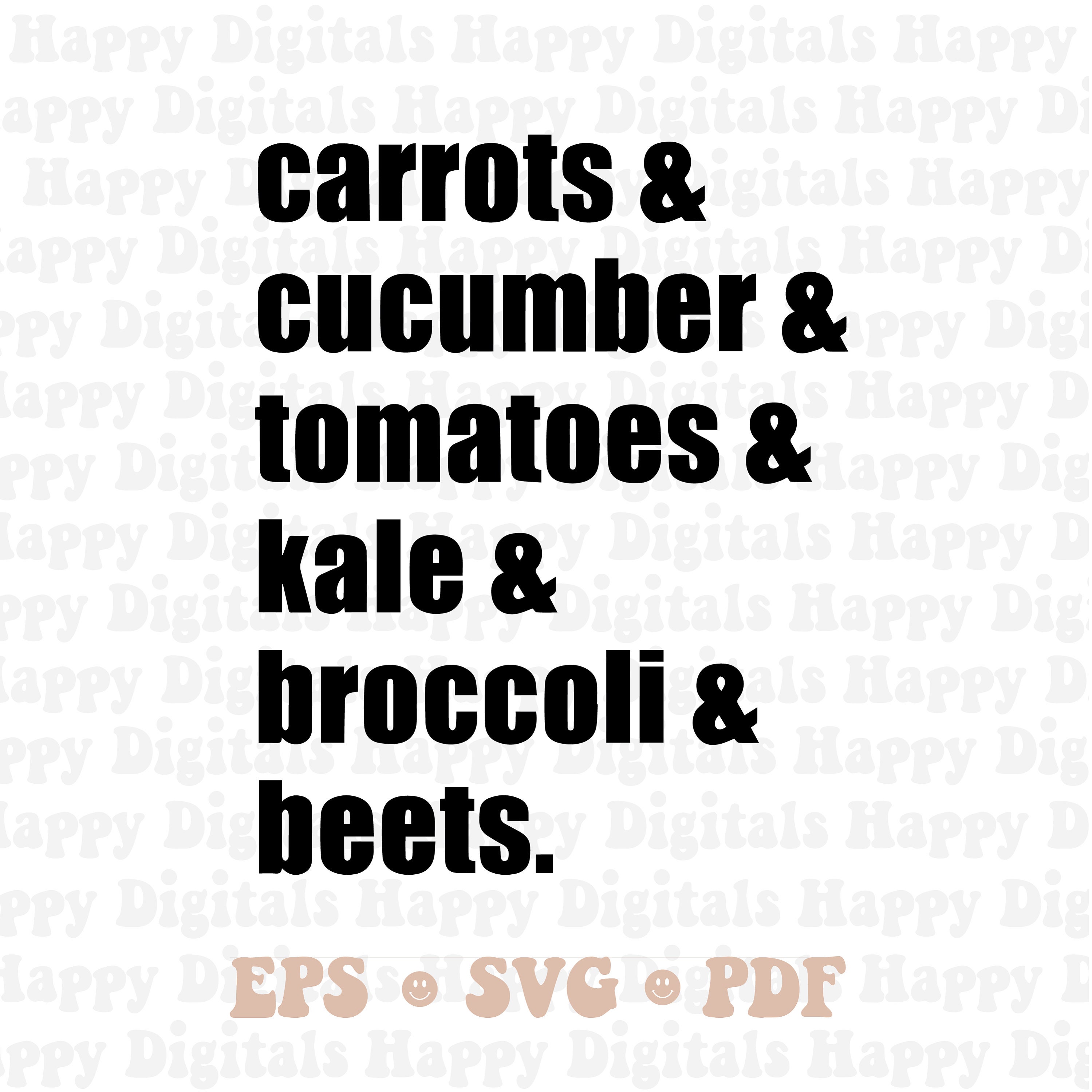 Vegetable List SVG | Garden Vegetables Svg | Veggies Svg | Gardening ...