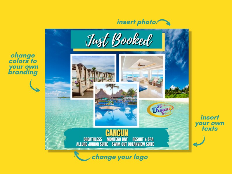 Just Booked Set 3 Facebook and Instagram - Etsy