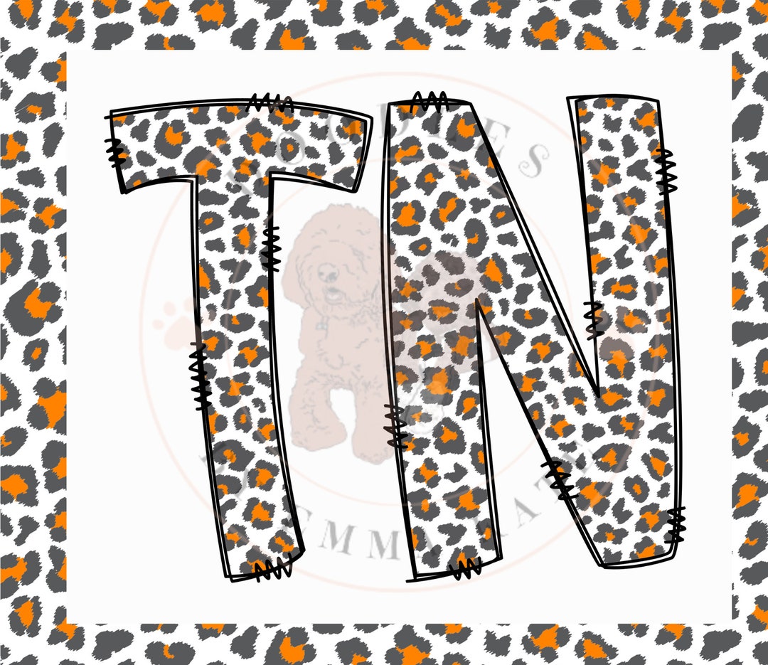 TN Cheetah Alpha Upper Case Full Set PNG - Etsy