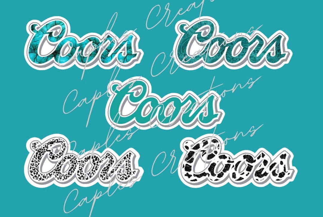 Coors Stickers - Western Sticker, Laptop Sticker, Leopard Sticker ...
