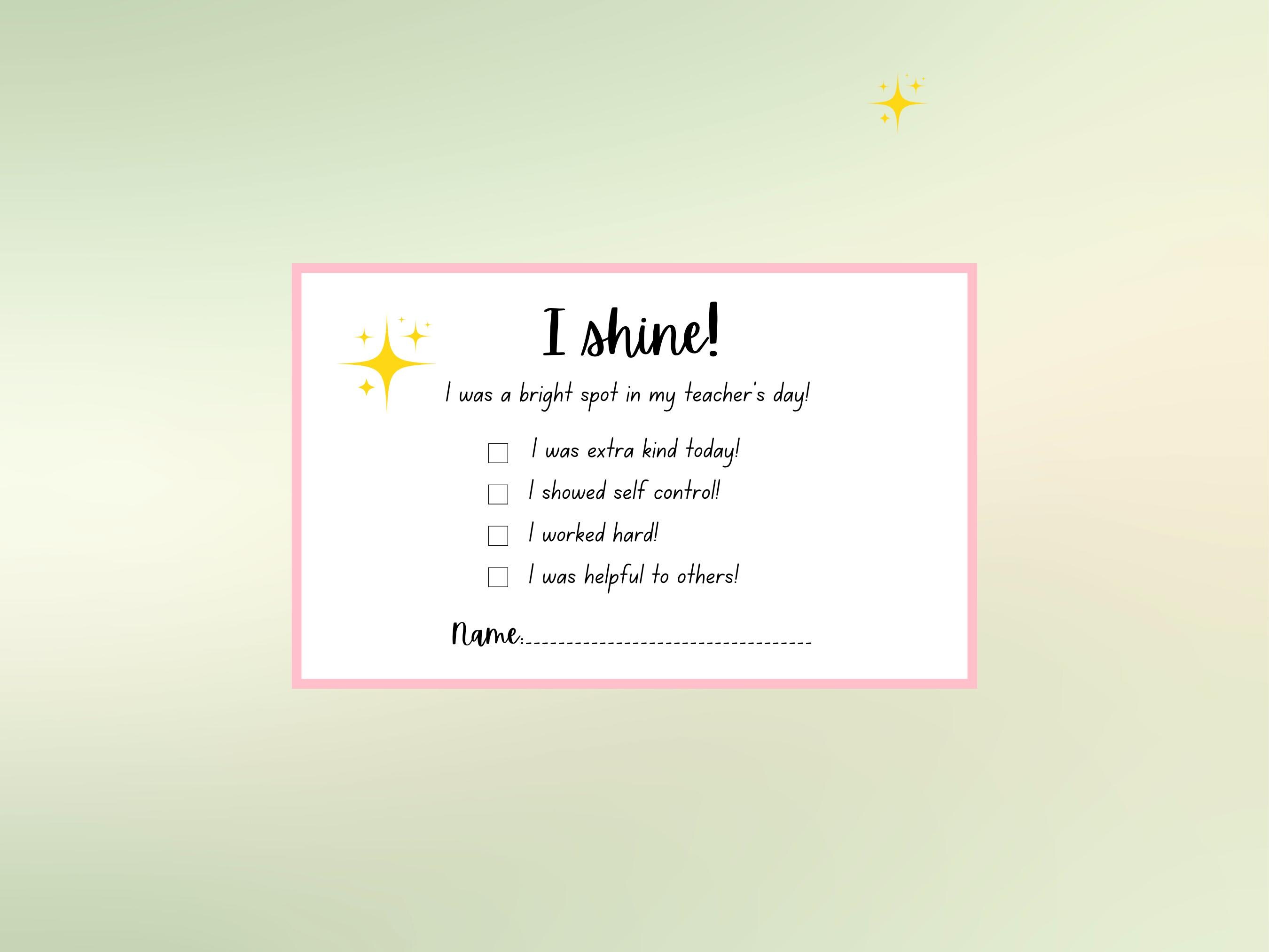 Kids Positive Behavior Classroom Ticket Teacher Resource Good Behavior ...