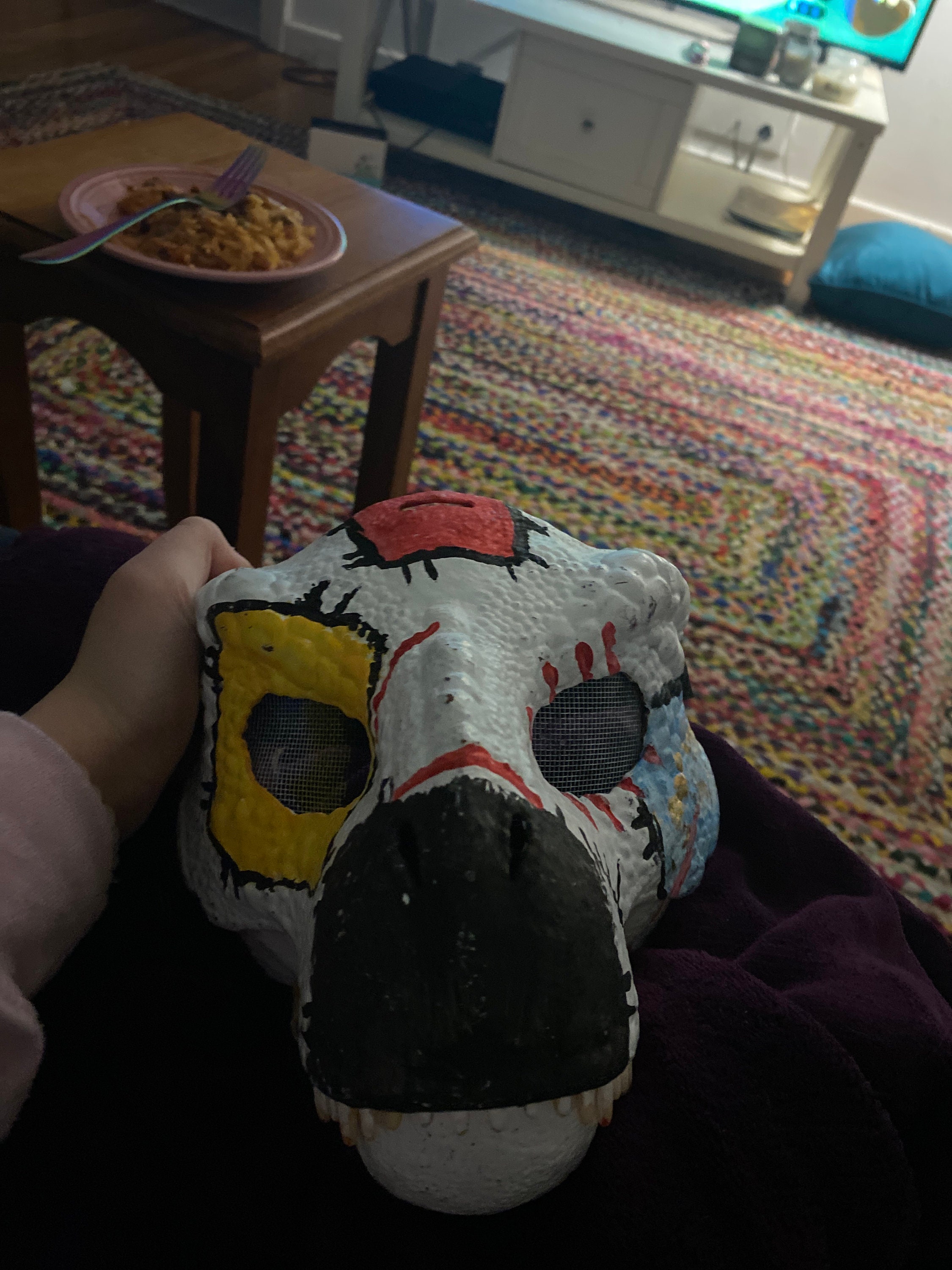 Dino Mask Premade - Etsy