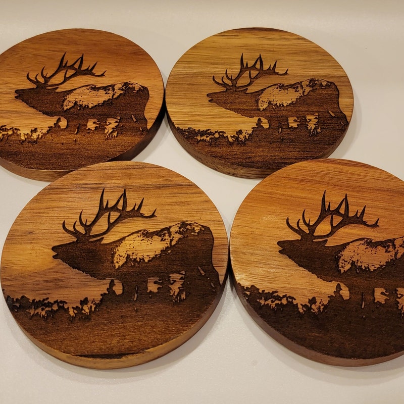 Laser Engraved Coasters - Etsy