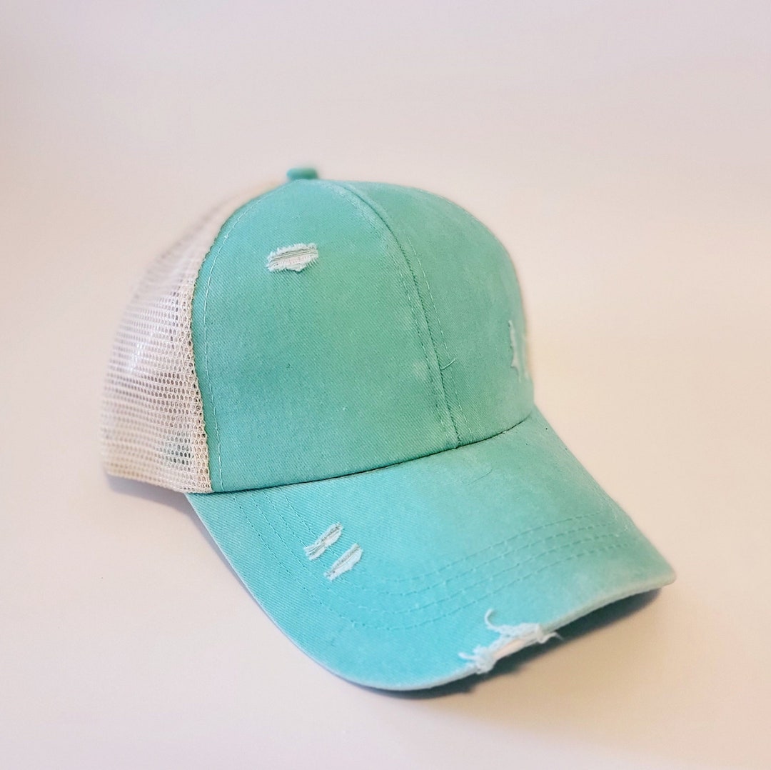 Ponytail Hat-messy Bun Cap-baseball Hat-solid Colors-blank Hats- - Etsy