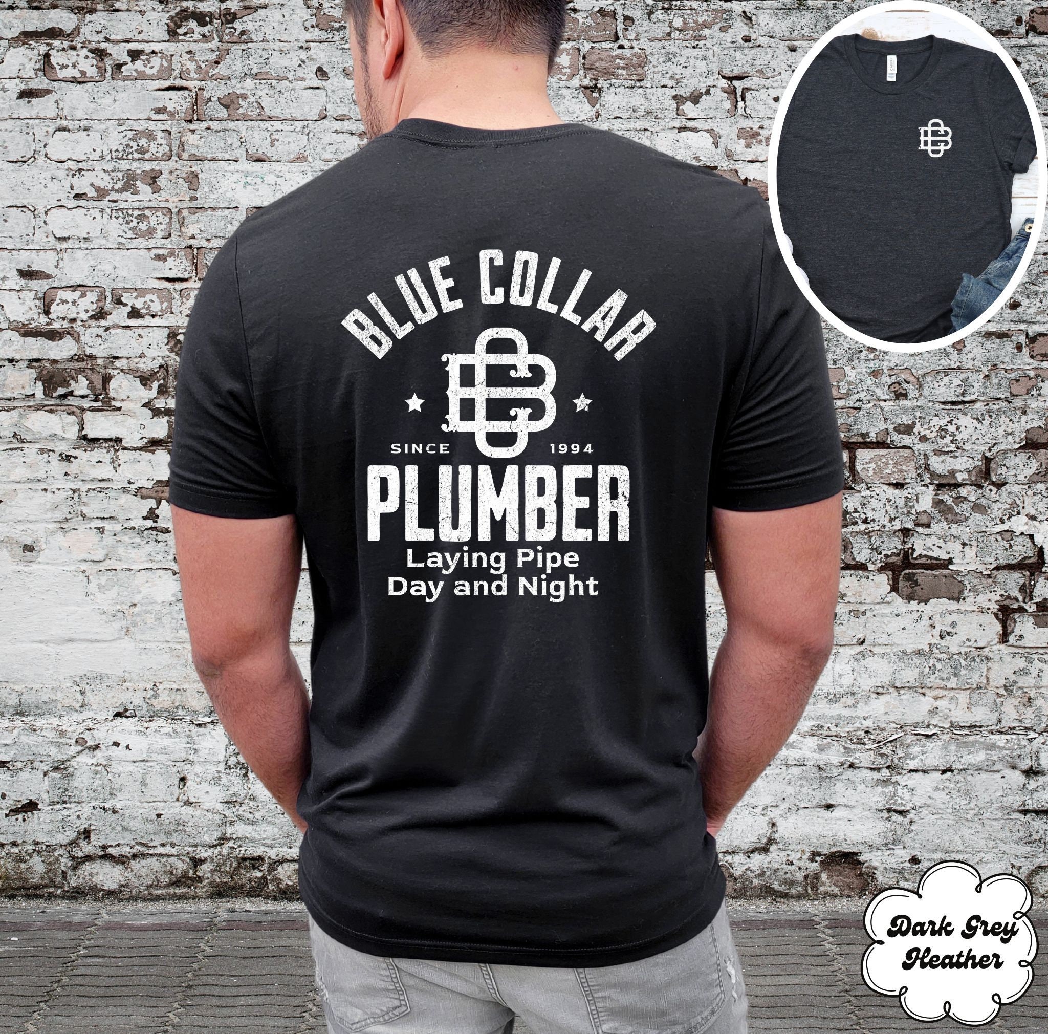 Custom Plumber Shirt, Plumber Gift, Blue Collar Shirt, Blue Collar Gift ...