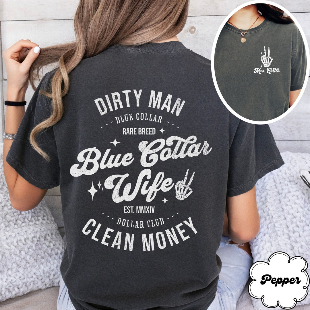 Custom Blue Collar Wives Club Shirt, Blue Collar Shirt, Blue Collar ...
