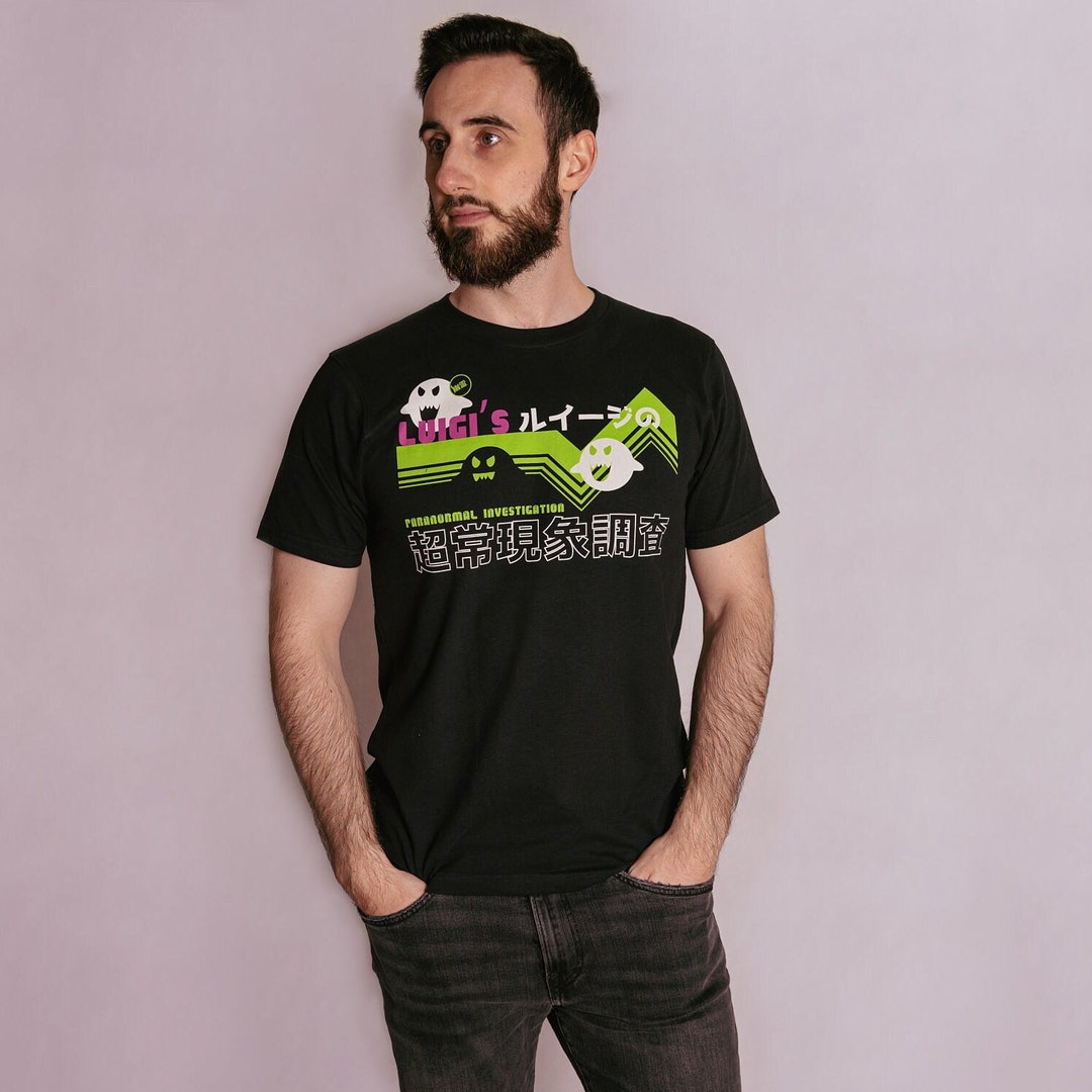 Luigi’s Paranormal Investigation T-shirt | Premium Nintendo Merchandise ...