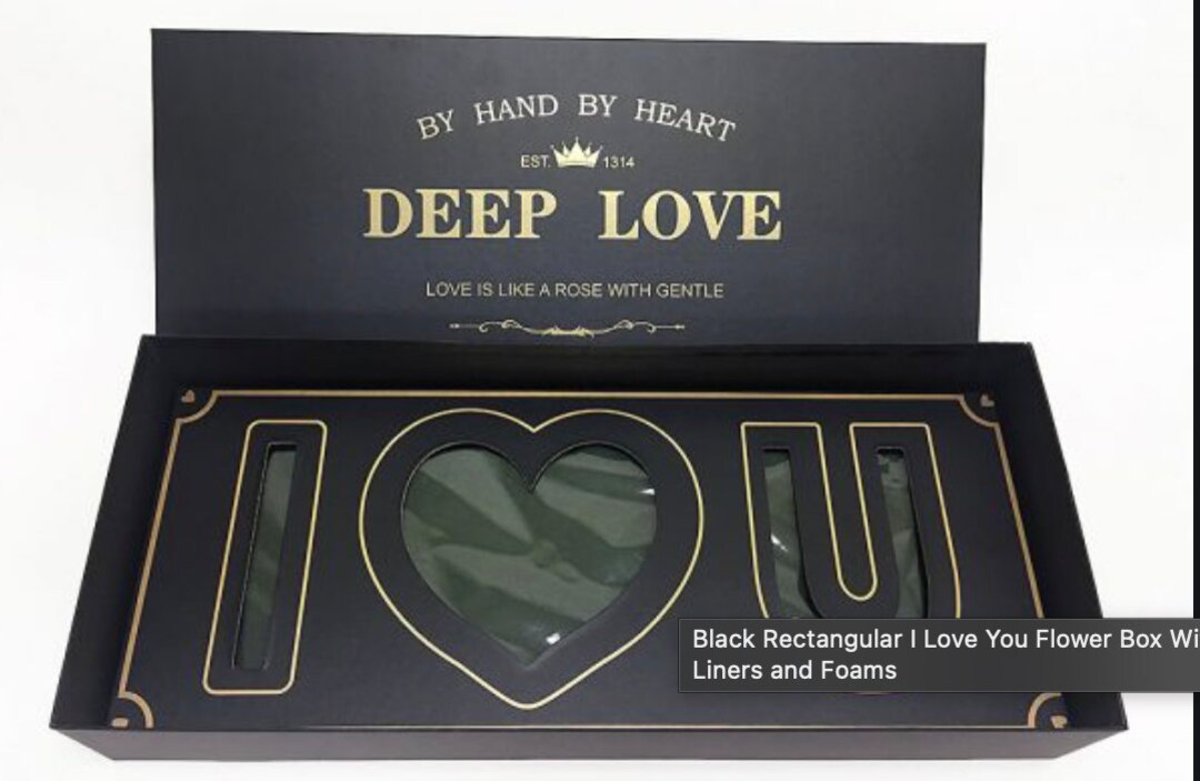 I LOVE YOU Box - Etsy