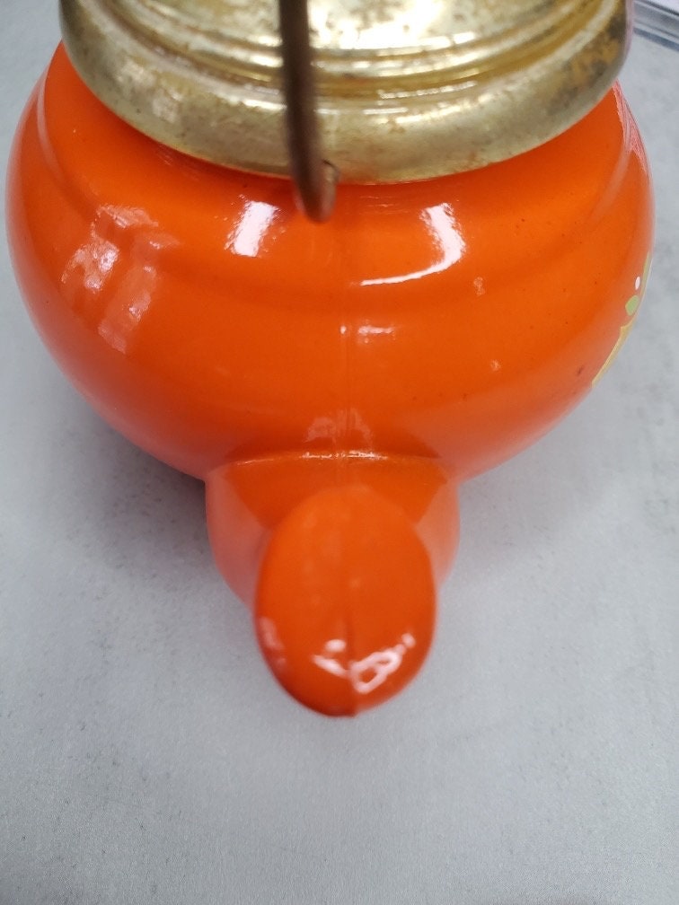 Vintage Avon Lemon Velvet Bath Foam - Full Jar - Orange Tea Kettle - Etsy
