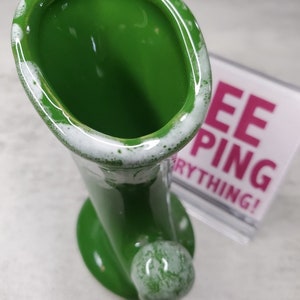 Green Miniature Vase - Vintage - Etsy