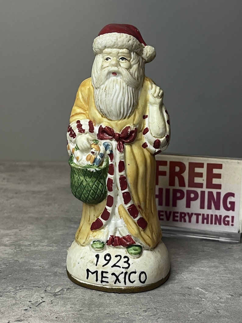 Vintage Ceramic Santa Claus Santa Style Circa 1923 Mexico - Etsy