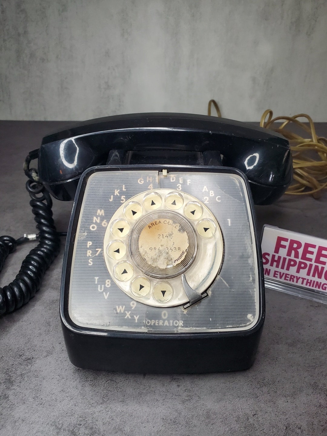 Vintage GTE Automatic Electric Rotary Phone - Etsy