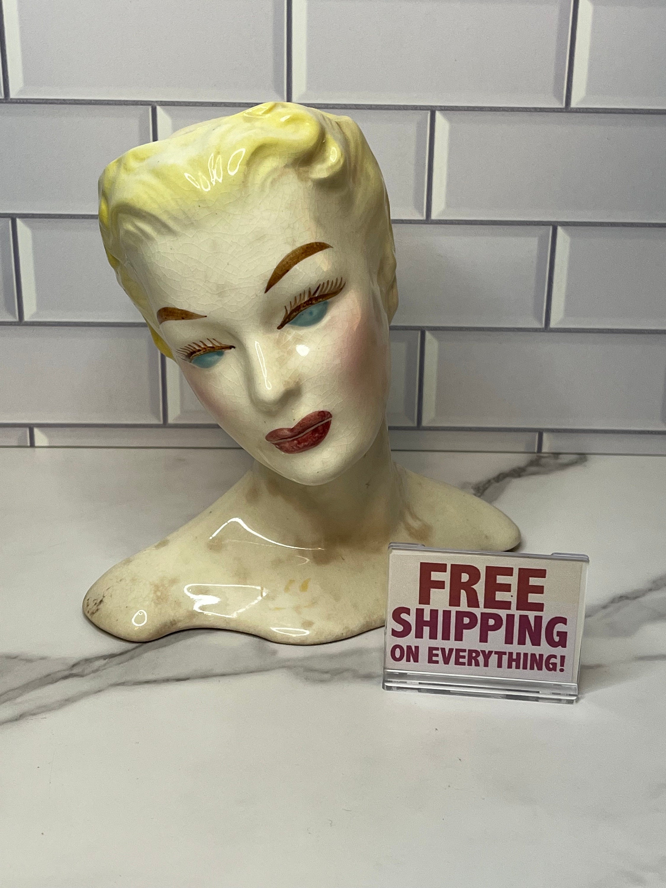 Vintage Marilyn Monroe Head Vase - Etsy