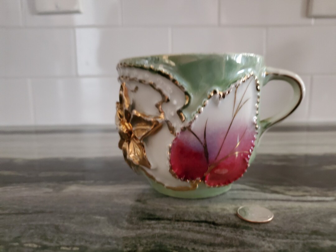 Vintage Lusterware Coffee Cup - Made in Germany - Etsy