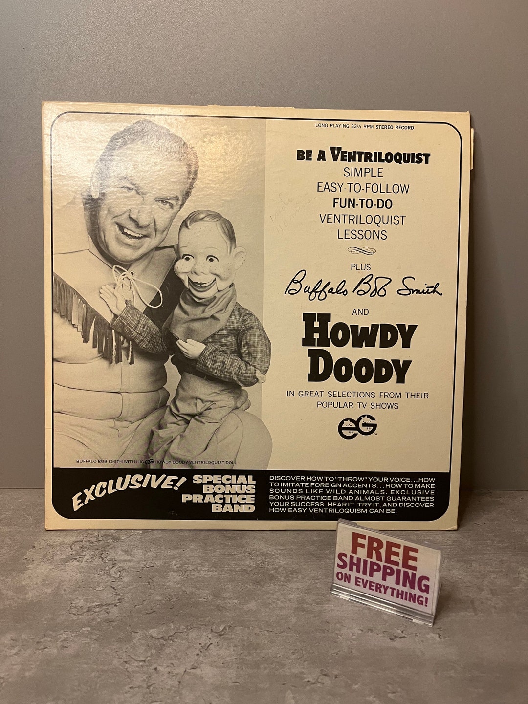 Howdy Doody Be a Ventriloquist Record Album LP - Vintage - Etsy