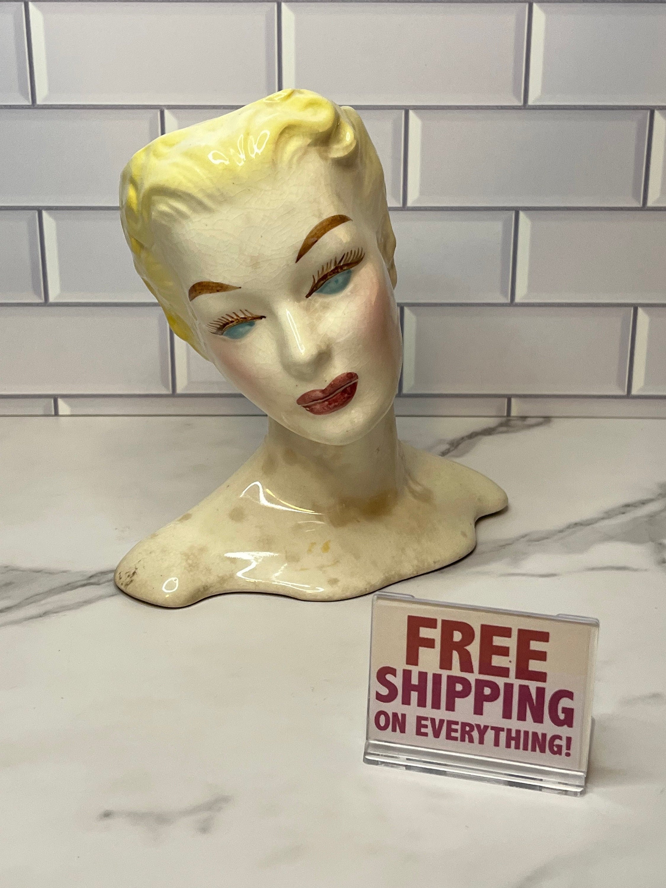 Vintage Marilyn Monroe Head Vase - Etsy