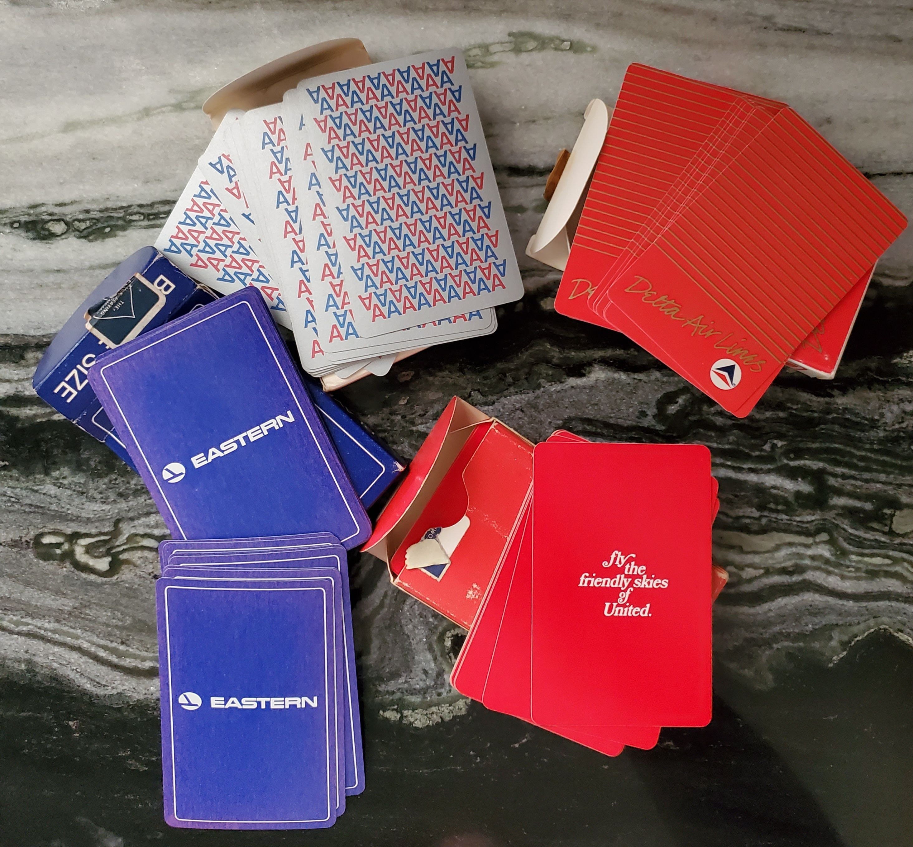 Airline Playing Cards 4 Full Sets Excellent Condition - Etsy