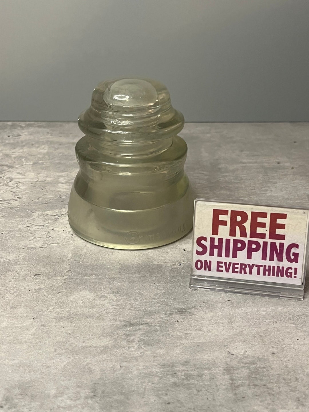 Armstrong Glass Insulator - Clear - Great Condition! - Etsy