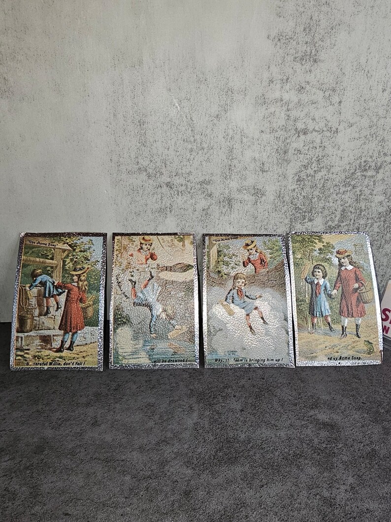 Vintage Acme Soap Cards - Advertising Marketing Cards - Etsy