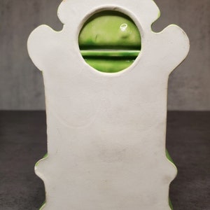 Green Ceramic Matchbox Holder Mushrooms Vintage - Etsy