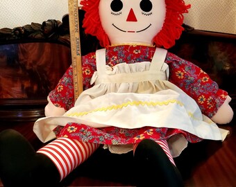 Raggedy Ann Doll | Etsy