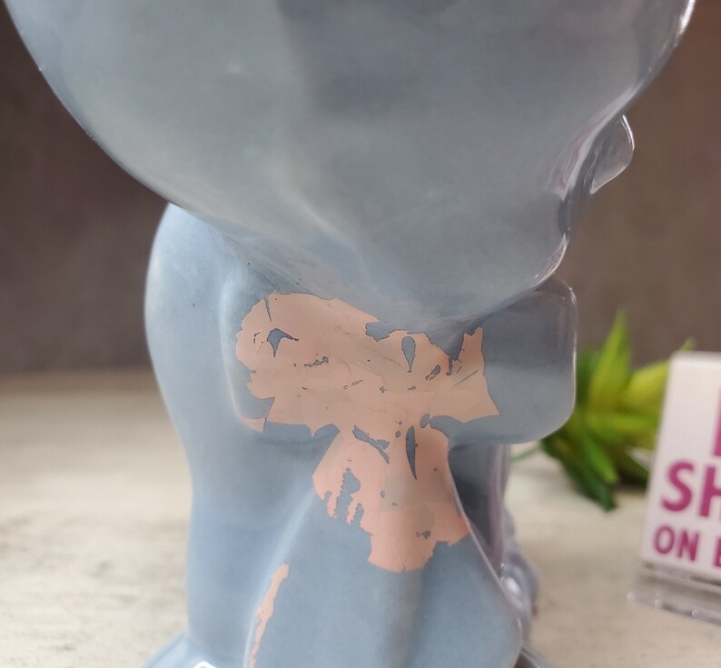 Blue Baby Planter - Vintage - Etsy