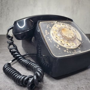 Vintage GTE Automatic Electric Rotary Phone - Etsy