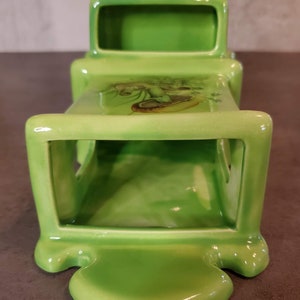 Green Ceramic Matchbox Holder Mushrooms Vintage - Etsy