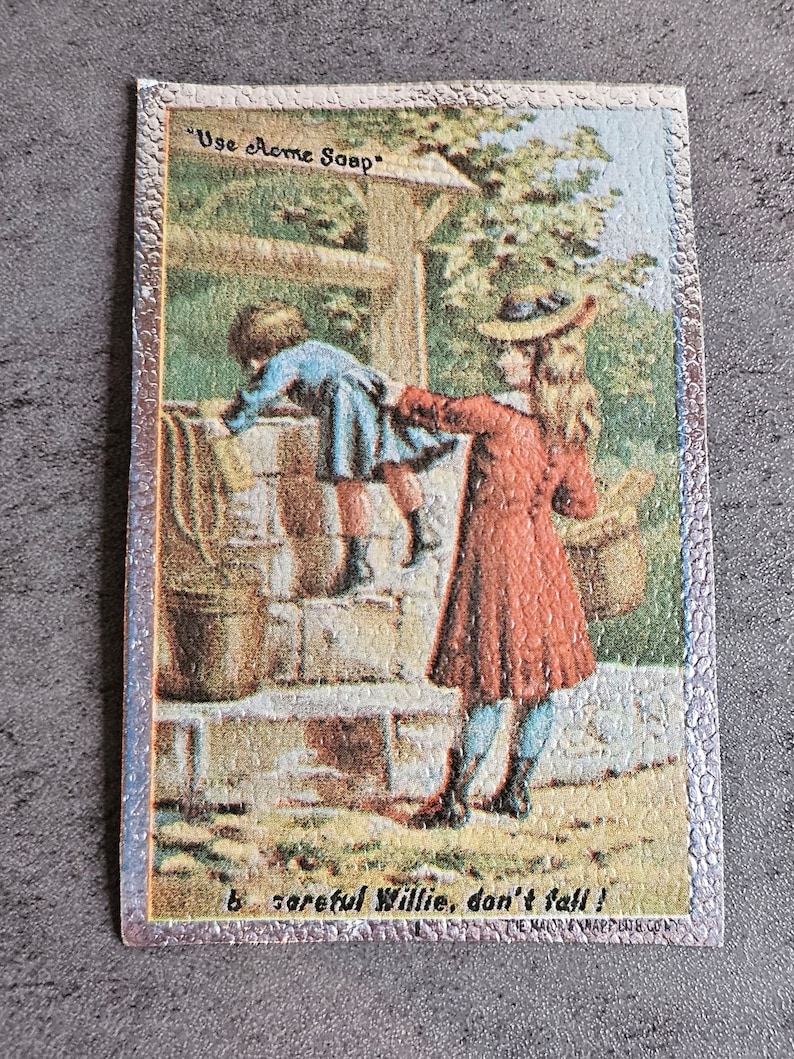 Vintage Acme Soap Cards - Advertising Marketing Cards - Etsy
