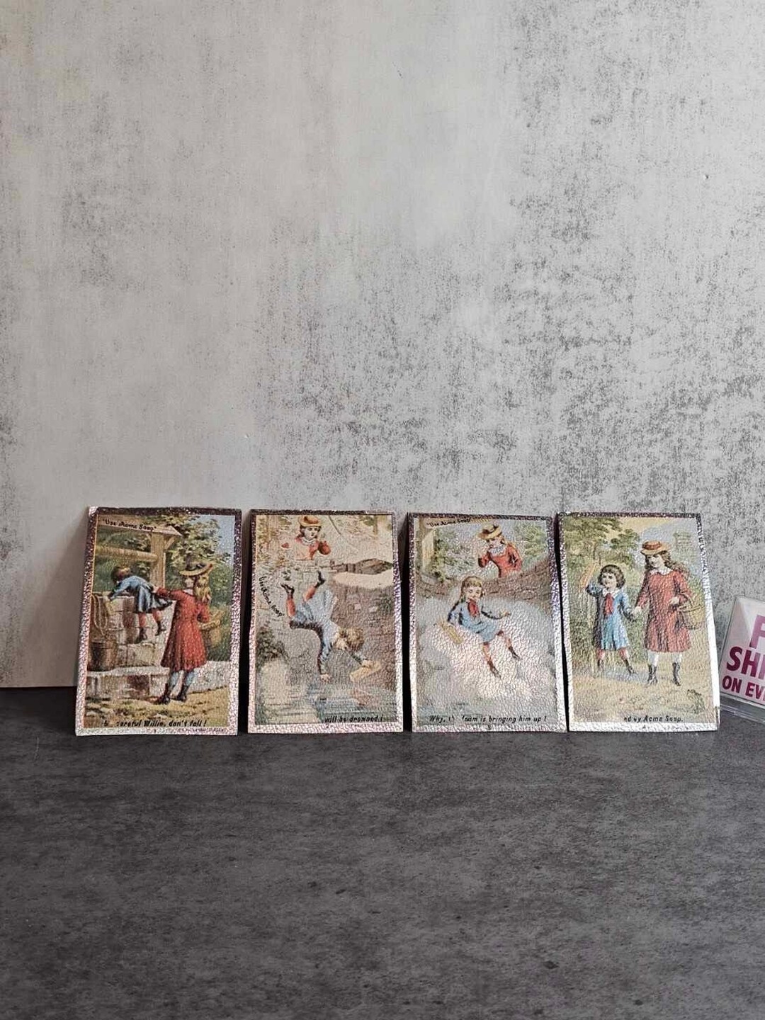 Vintage Acme Soap Cards - Advertising Marketing Cards - Etsy