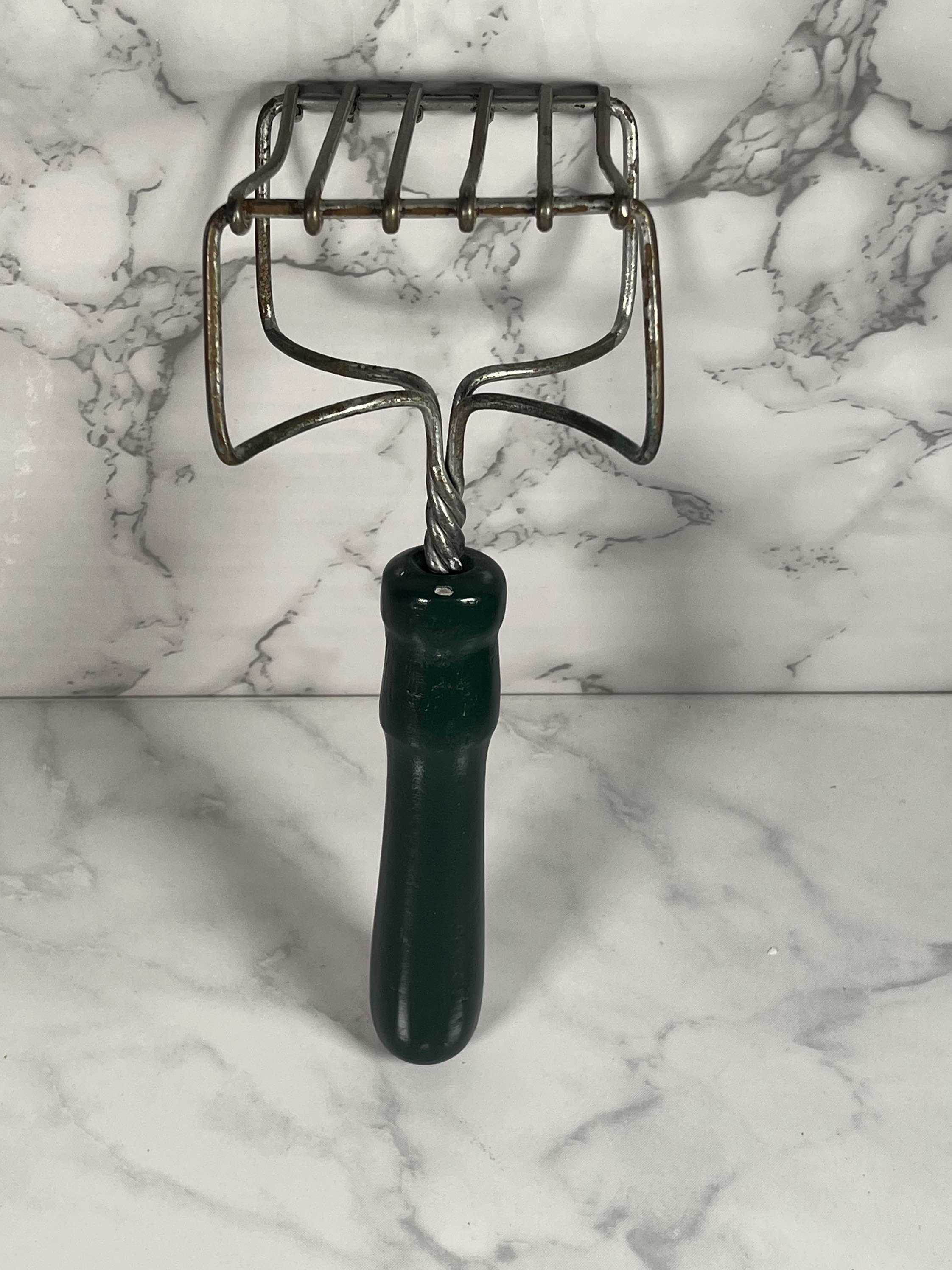 Vintage Potato Masher - Wood Handle - Etsy