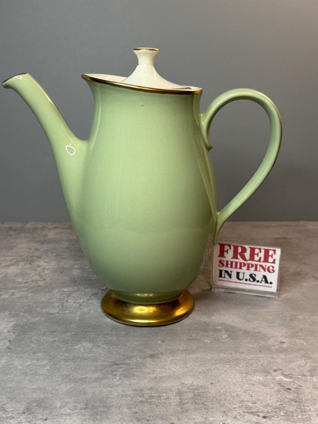 Vintage Taylor, Smith & Taylor “classic Heritage” Celadon Coffee Pot ...