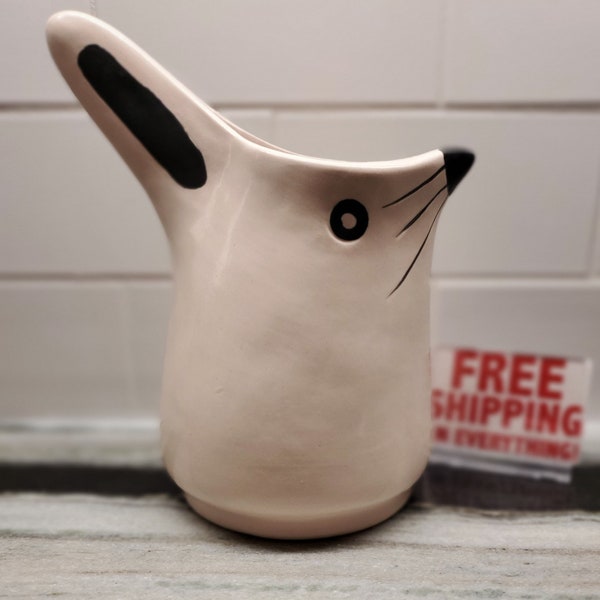 Rabbit Pitcher - Etsy