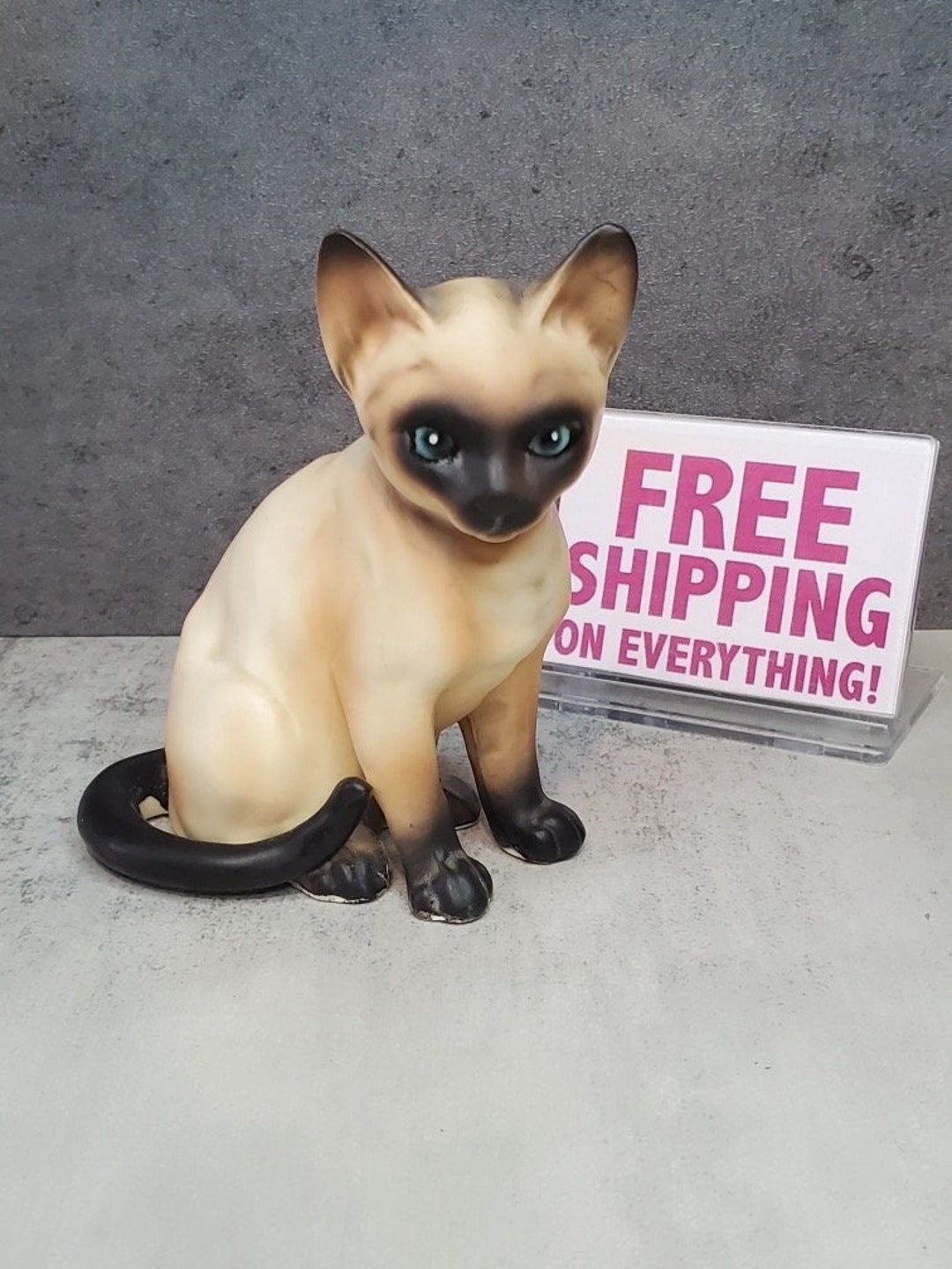 Vintage Lefton Napco Siamese Cat Figurine - Etsy